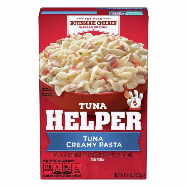 Review - Tuna Helper Pasta & Sauce Mix, Tuna Creamy Pasta - MealWhizz