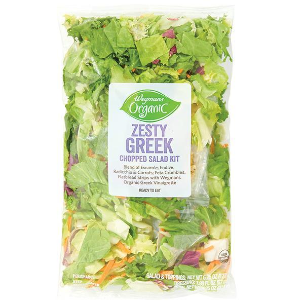 Review - Wegmans Organic Zesty Greek Chopped Salad Kit - MealWhizz