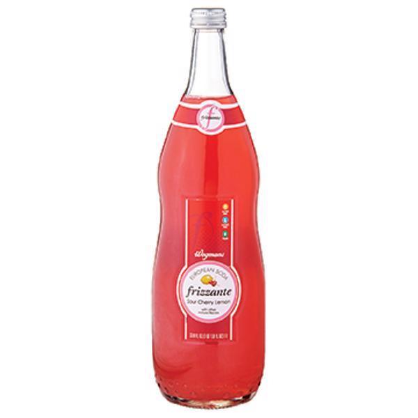 Review - Wegmans Frizzante Sour Cherry Lemon European Soda - MealWhizz